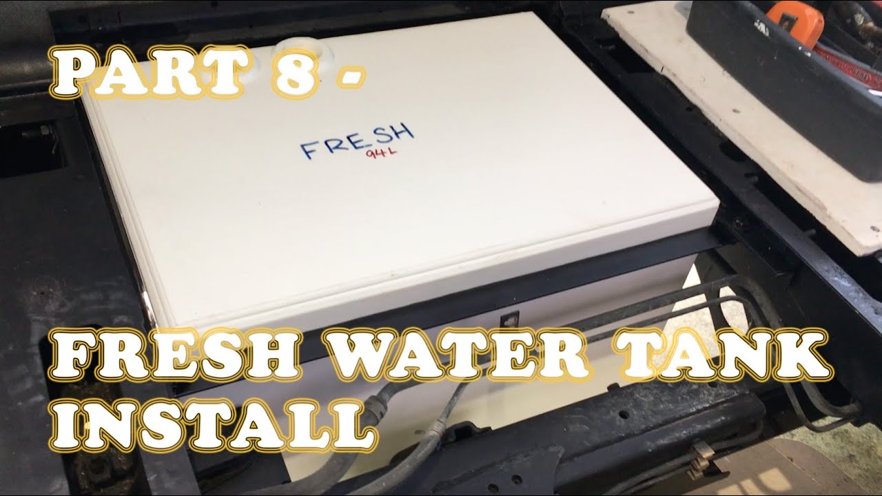 TOYOTA COASTER BUS CONVERSION - Part 8 - Water Tanks Episode 2 (The ...