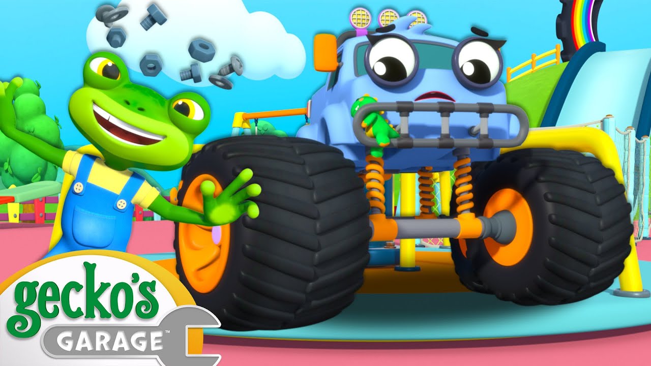 Crazy Boo Boo Truck Playtime｜Gecko's Garage｜Funny Cartoon For Kids ...
