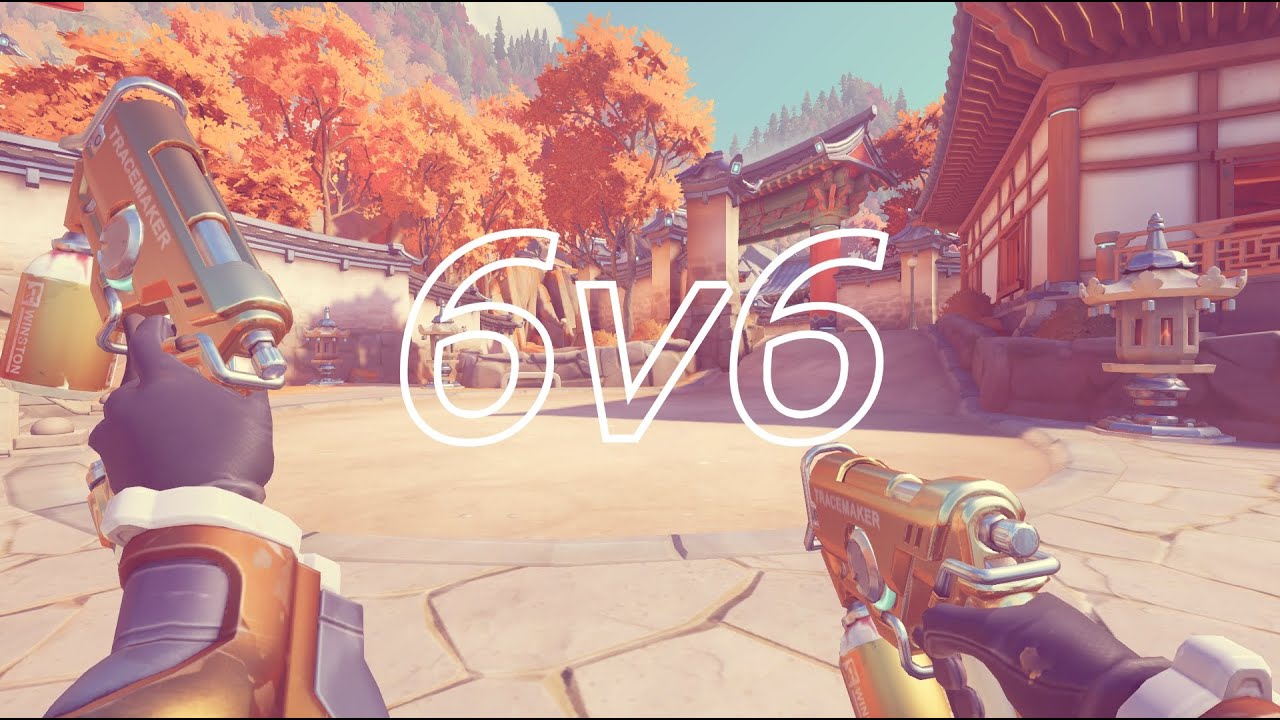 This is how Overwatch was meant to be played... (6v6 Custom highlights ...