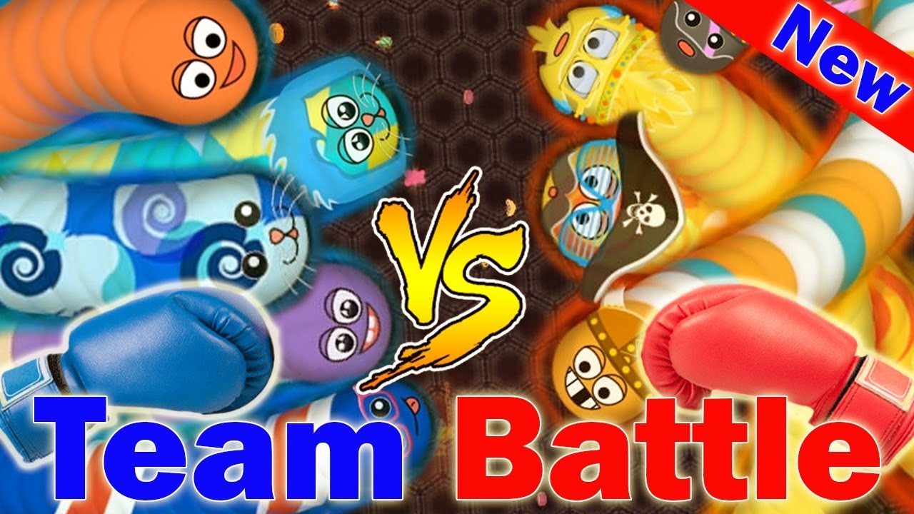 Wormate.io © Best Wormateio Team Battle Gameplay New Update Play 2017 ...
