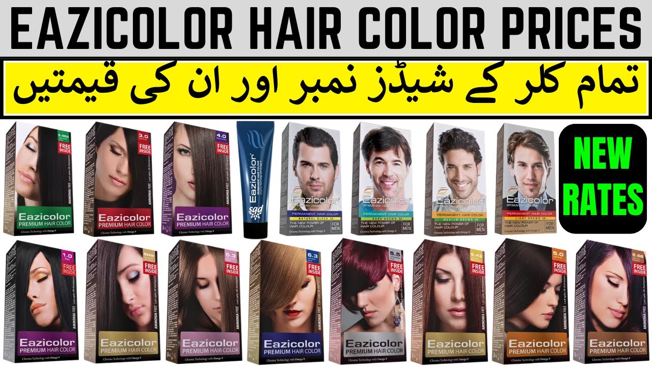 Eazicolor Price in Pakistan With Shades Number 2025 For Men & Women ...