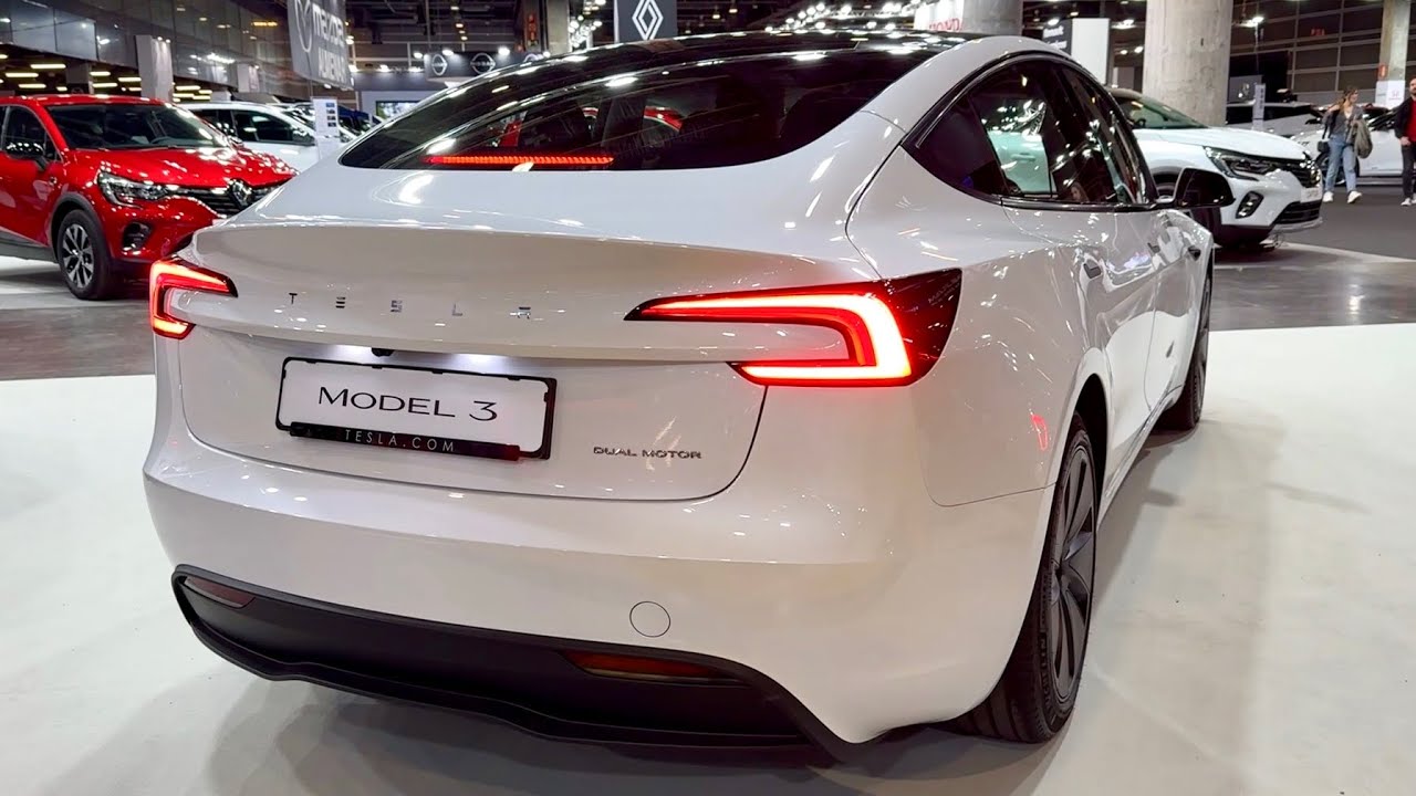 New TESLA MODEL 3 HIGHLAND 2024 - full VISUAL REVIEW (beautiful SEDAN ...