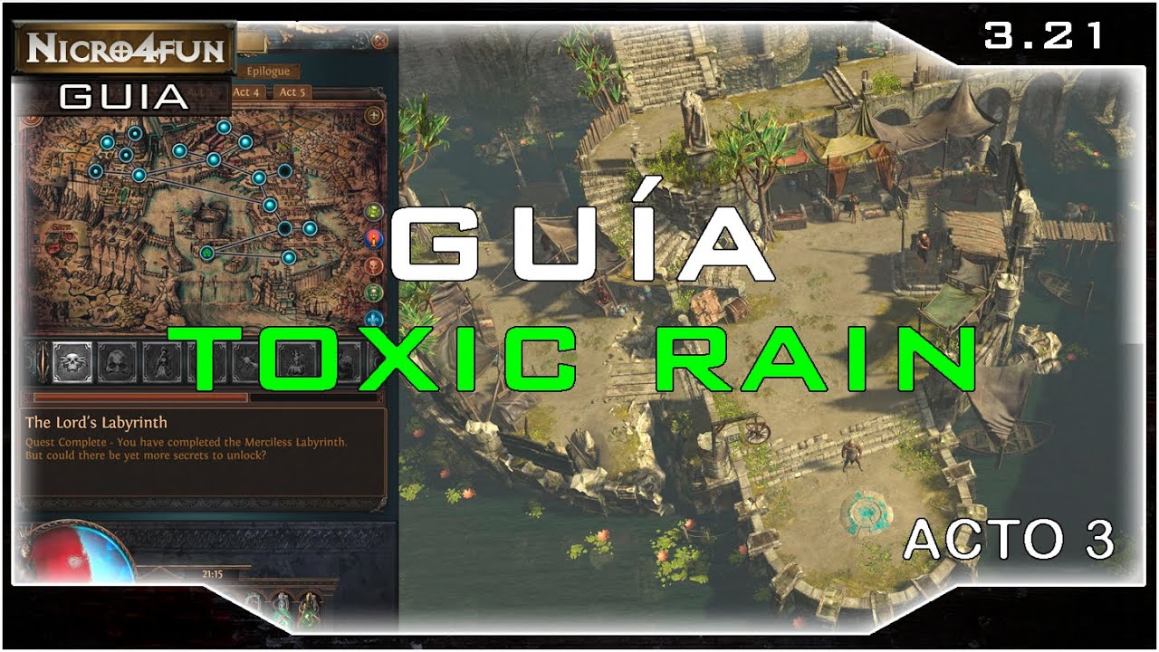 PoE - Guía Ranger Raider Toxic Rain - Acto 3 - YouTube