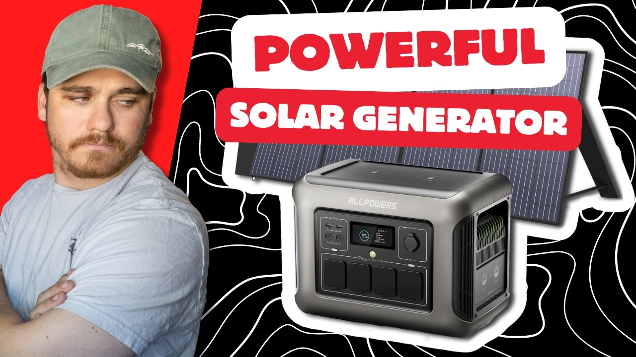 Unboxing and Testing the ALLPOWERS R1500 Solar Generator - YouTube