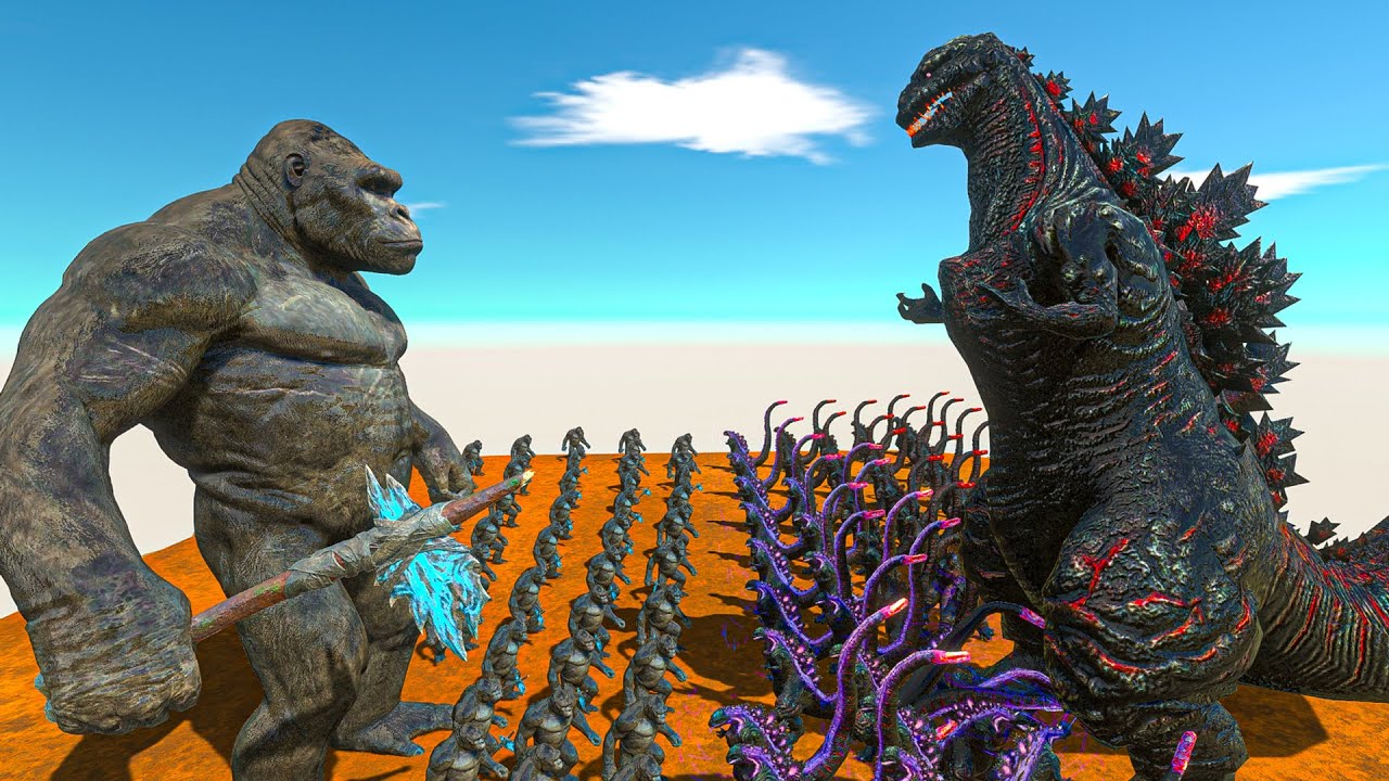 Kong Godzilla Growth - Shin Godzilla VS KING KONG, Size Comparison ...