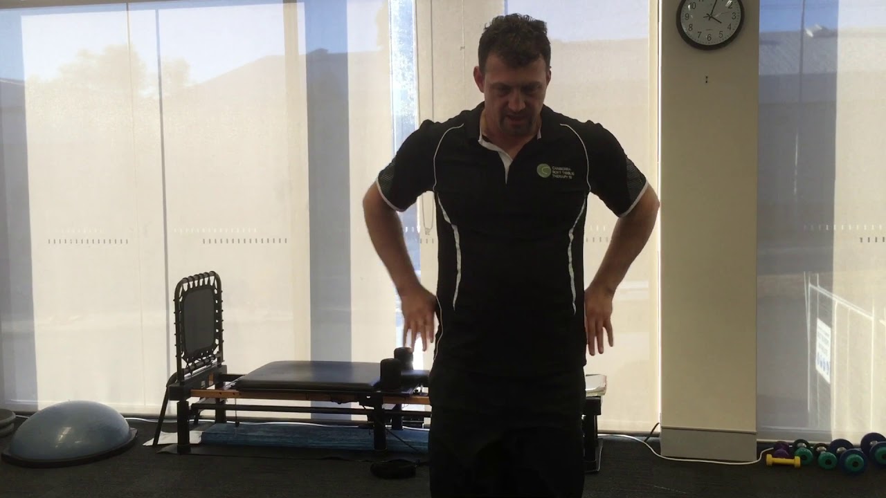 Level Hip Marching Exercise - YouTube