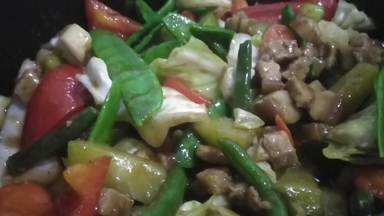 homemade ulam namin. another version of chop suey - YouTube