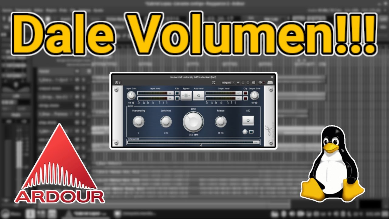 [Ardour] Como subir el volumen de tu mezcla - YouTube