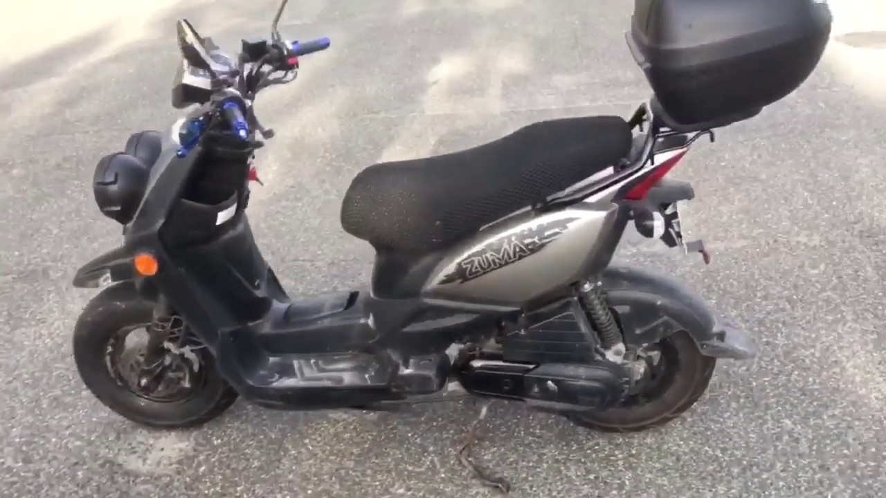 Yamaha Zuma 50F Follow Up (Variator Weight Results) - YouTube