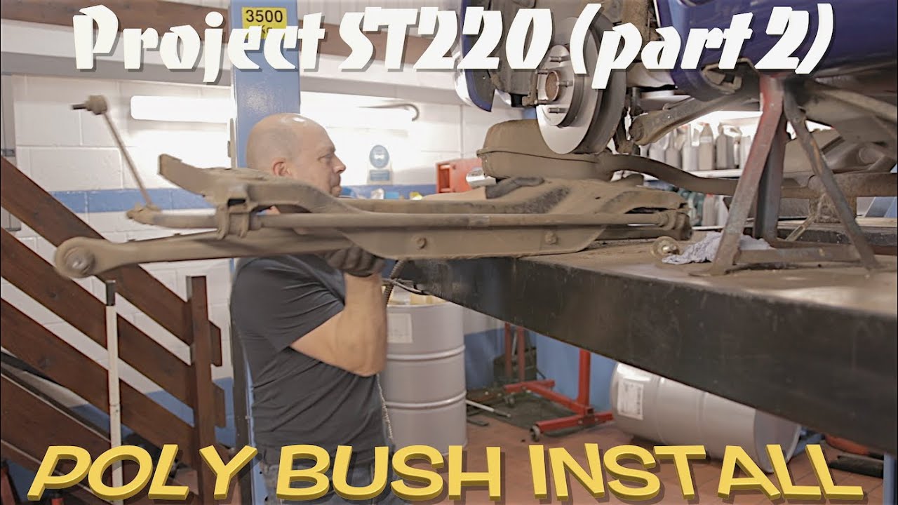 Project ST220 (part2) Rear Subframe Poly Bush Install. - YouTube