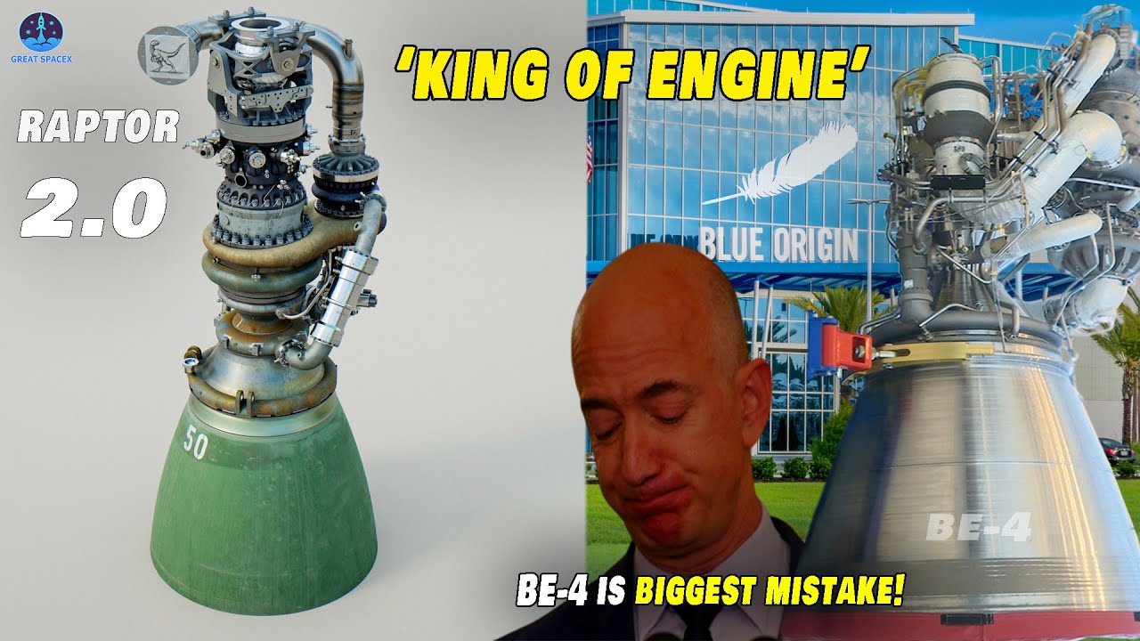 Why SpaceX's NEW-GEN Raptor engines absolutely out-classes BE-4 engines ...