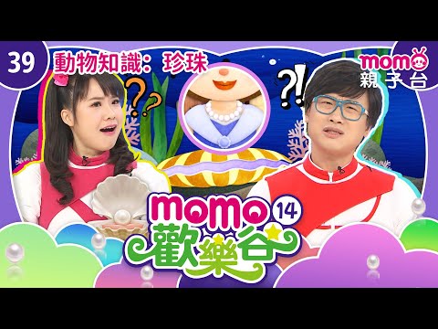 EP39 動物知識「珍珠」：可以做成漂亮項鍊的珍珠，究竟是怎麼形成的呢？｜完整版｜兒童律動｜歌曲舞蹈｜《m o m o歡樂谷S14》｜momokids親子台
