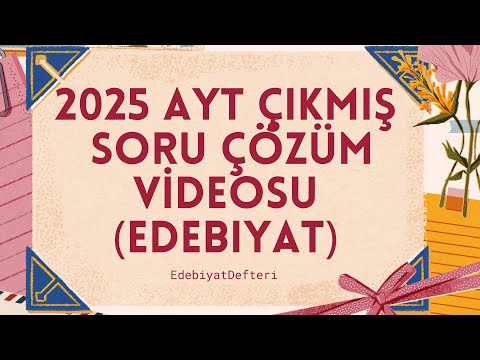 2025 AYT ÇIKMIŞ SORU ÇÖZÜM VİDEOSU #ayt  #eden #2025 #sorucevap  #soruçözümü 