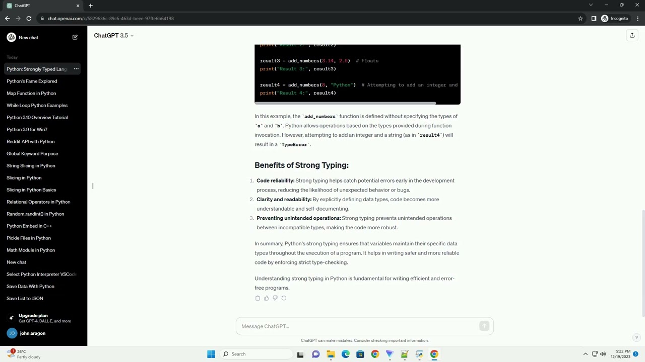 Why Python Is Strongly Typed Language YouTube Why Python Is Strongly Typed Language YouTube