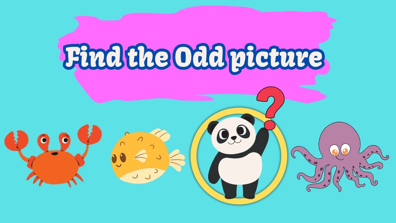 Find the Odd Picture Game for Kids | Fun Spot the Difference & Visual ...