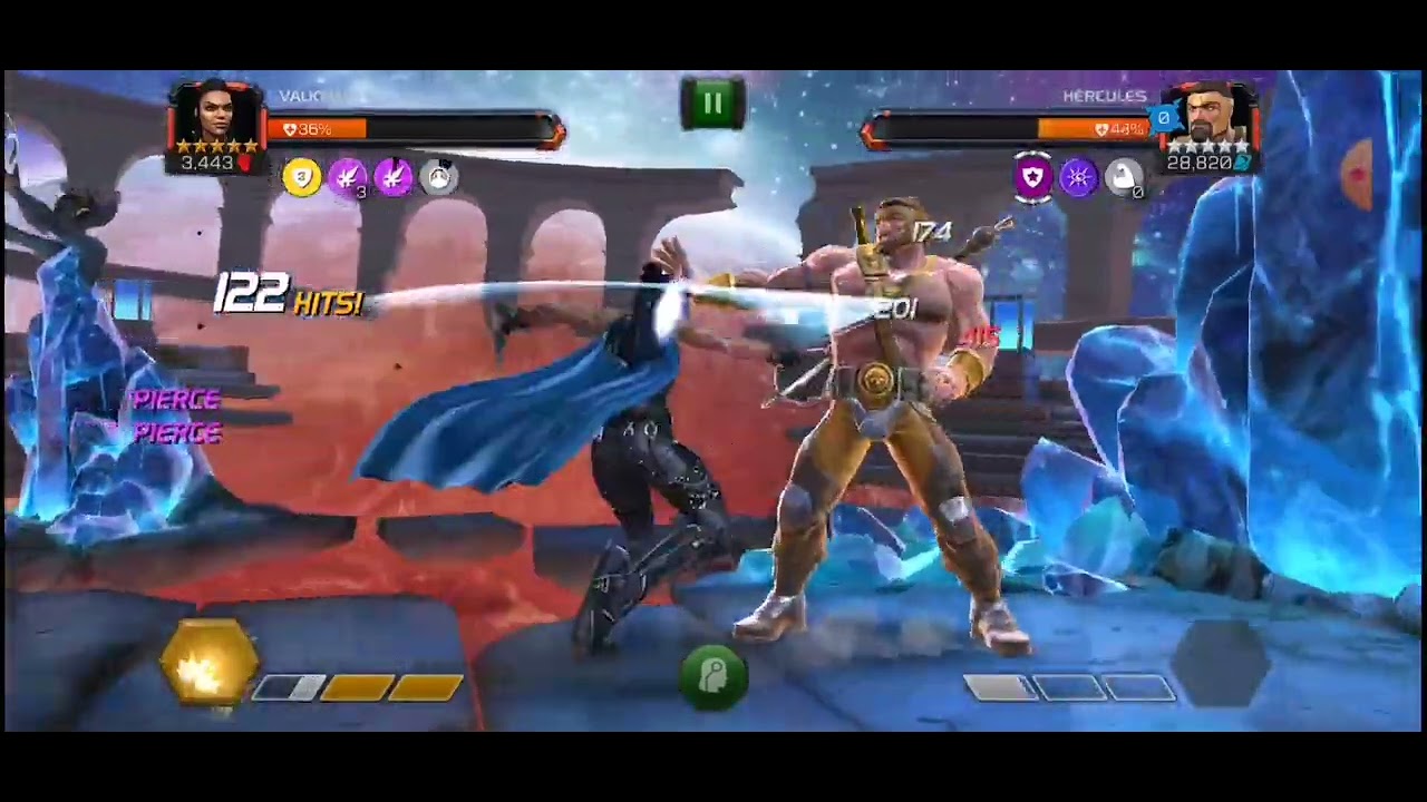 MCOC - 5* r2 Valkyrie Absolutely Demolish Hercules Level 3 Mojo's ...