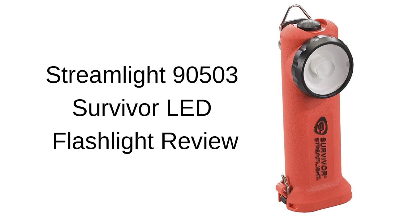 Streamlight 90503 Survivor LED Flashlight with Charger Review - YouTube
