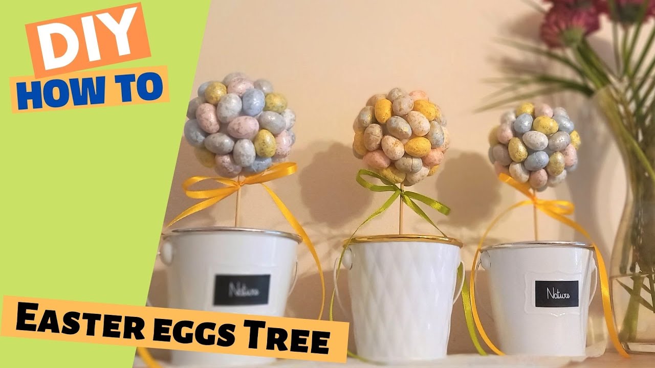 How to Make an Easter Egg Tree - DIY Tutorial - YouTube