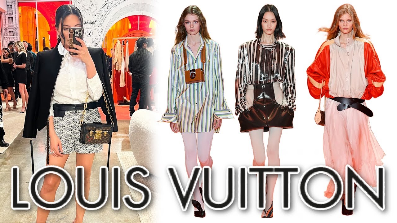 LOUIS VUITTON FASHION SHOW - What I WORE + BOUGHT *LV Ready to Wear ...