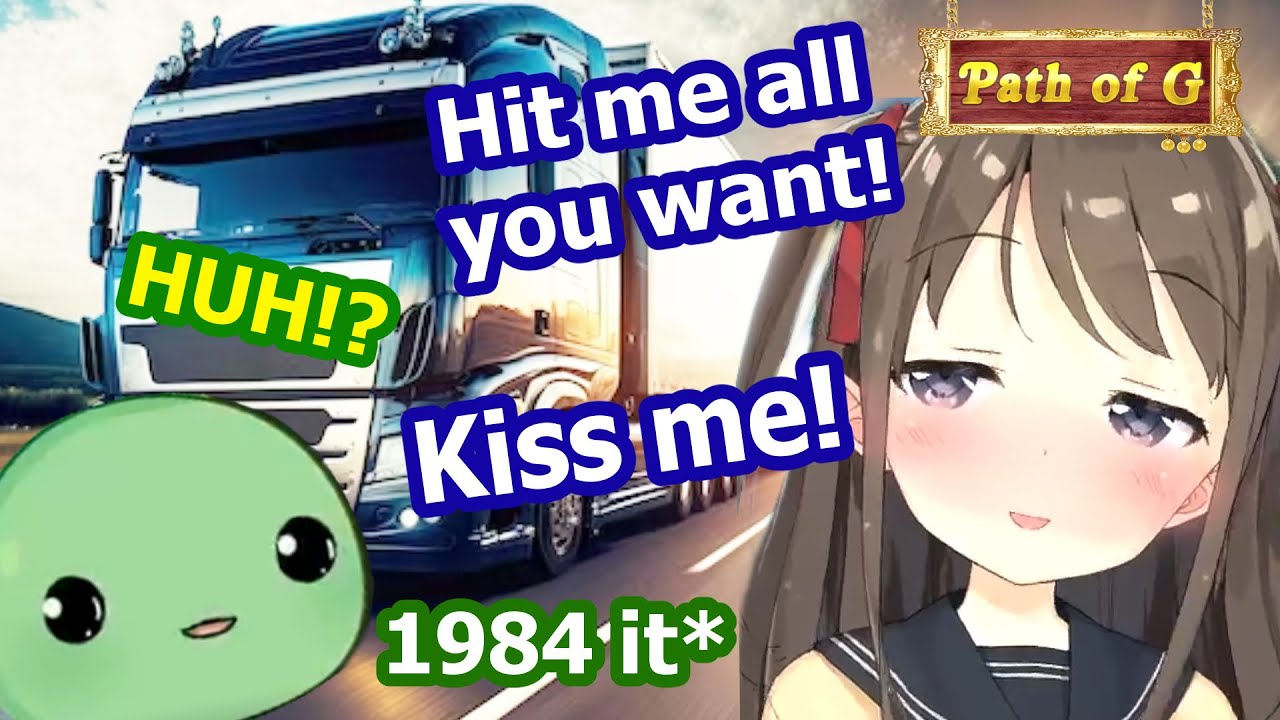 Neuro sama rizz Vedal hard on the road【 AI Vtuber Neuro-sama Euro Truck ...