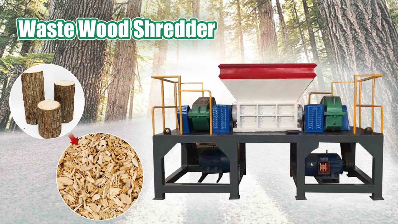 How To Easily Crush Bulky Waste Wood Timber Log? Here is Top Tough ...
