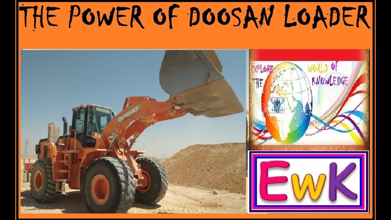 The power of DOOSAN Loader in Materials loading and uploading - YouTube