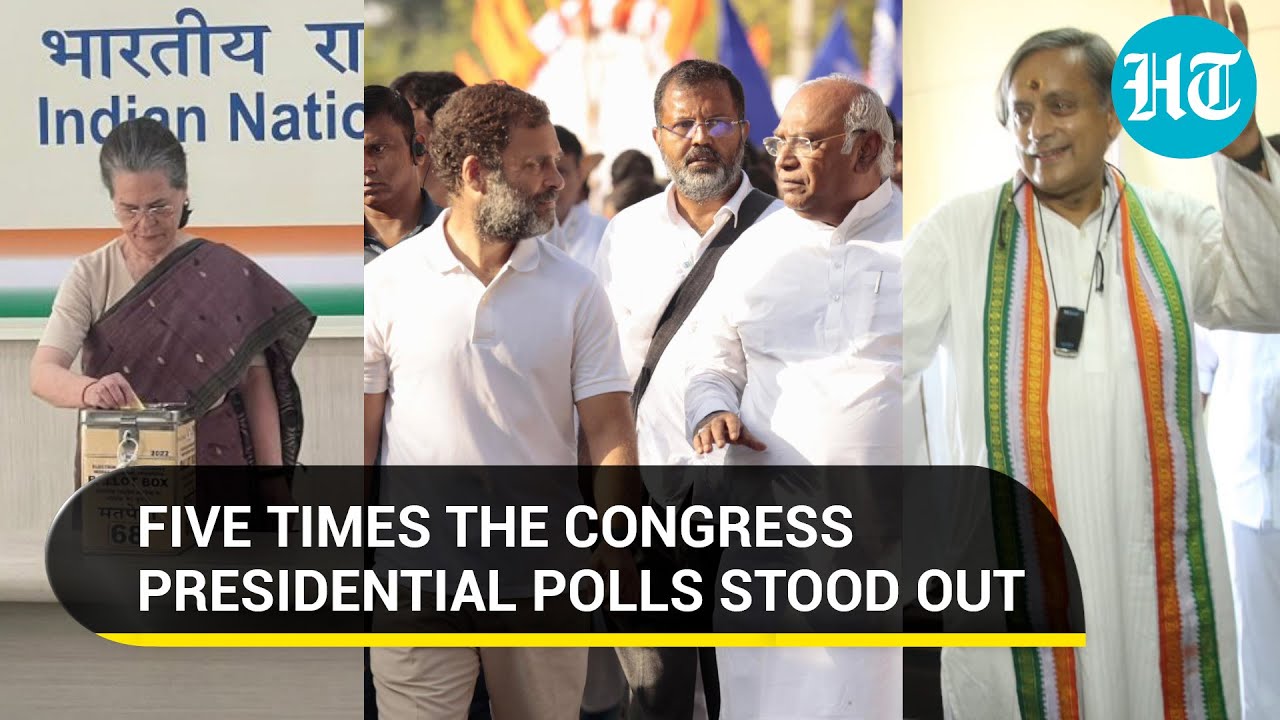 Congress Chief Election: Highlights from race to pick first non-Gandhi ...