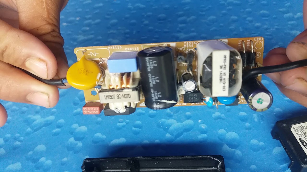 what is inside Samsung ac/dc power adapter - YouTube