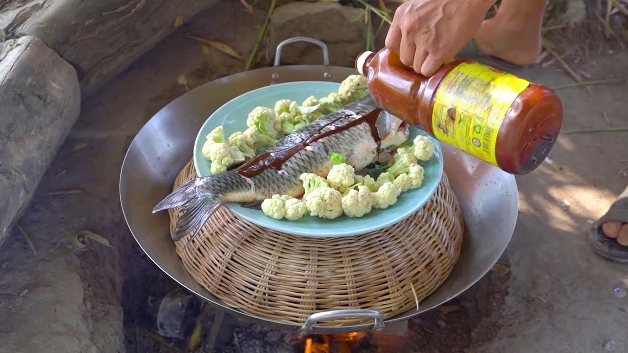 Big Fish Steam Recipe Eating Delicious. - YouTube