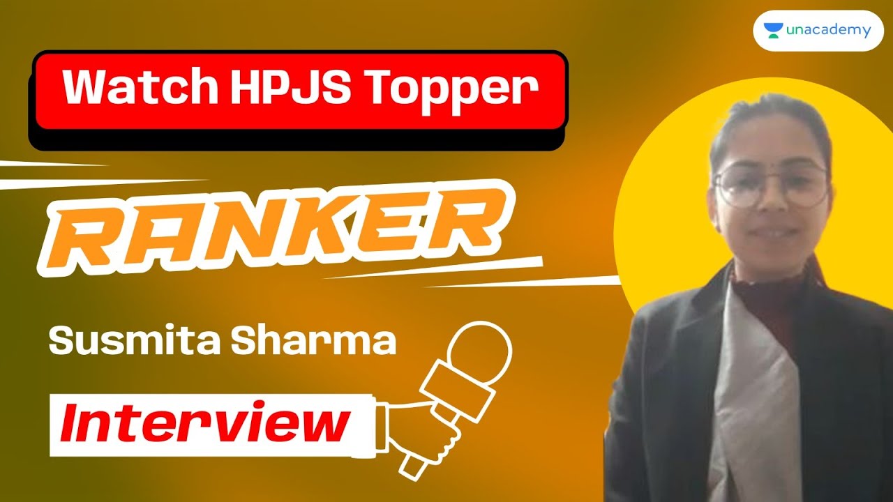 HIMACHAL PRADESH JUDICIARY RANKER | SUSHMITA SHARMA | INTERVIEW TIPS BY ...