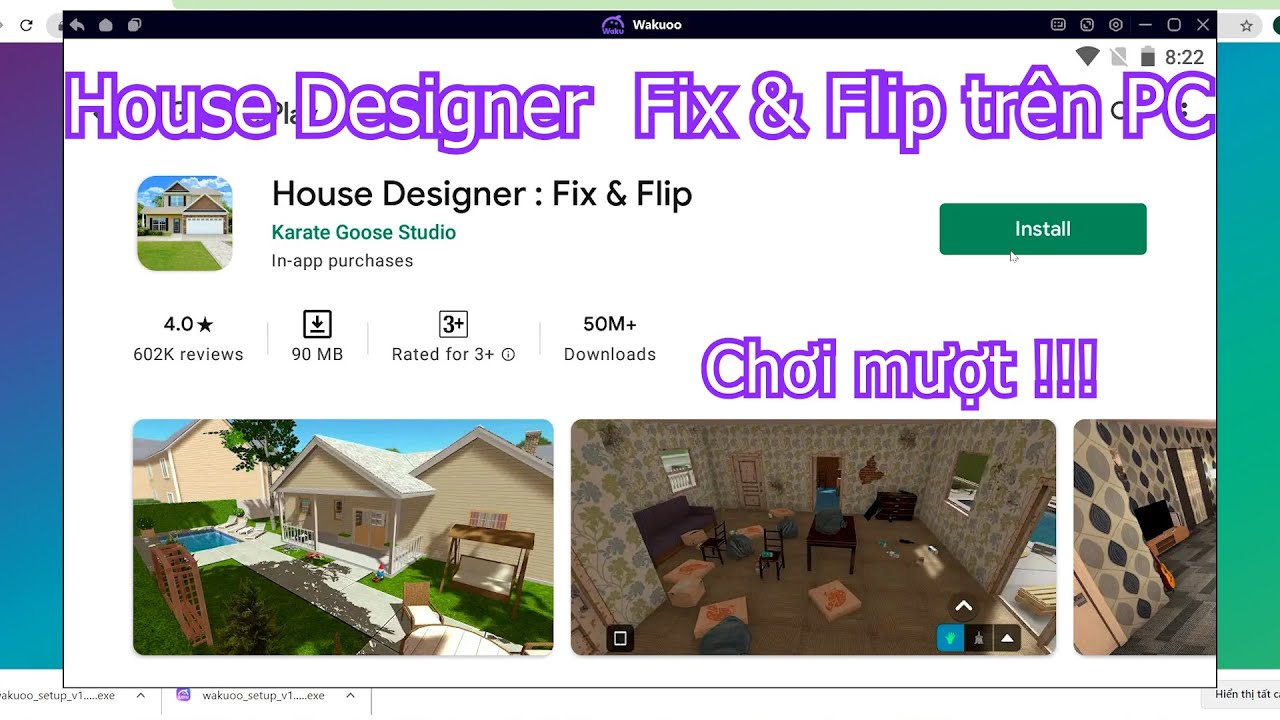 Tải House Designer: Fix & Flip PC - Cách chơi trên Máy tính/ Laptop yếu ...