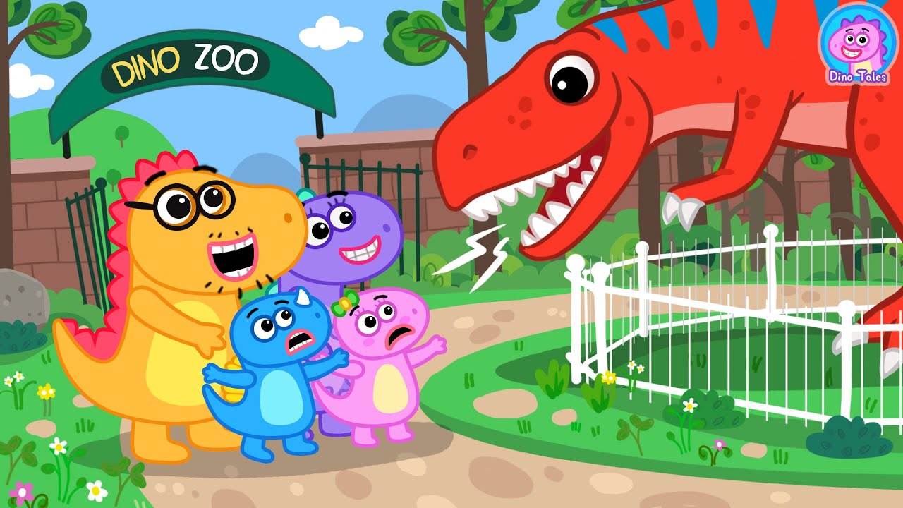 Dinosaur Zoo - Dinosaur Family's Fun Day at the Dino Zoo | Funny videos ...