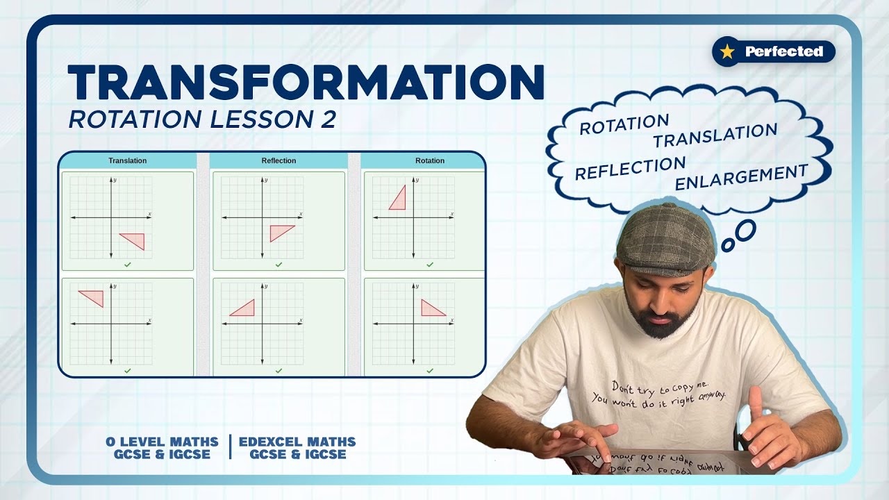 Rotation Part ii, Transformation Olevel Maths GCSE and IGCSE - YouTube