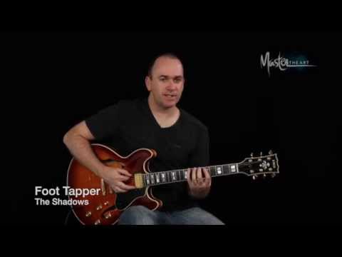 Foot Tapper by The Shadows guitar riff teaching by Peter Howlett ...