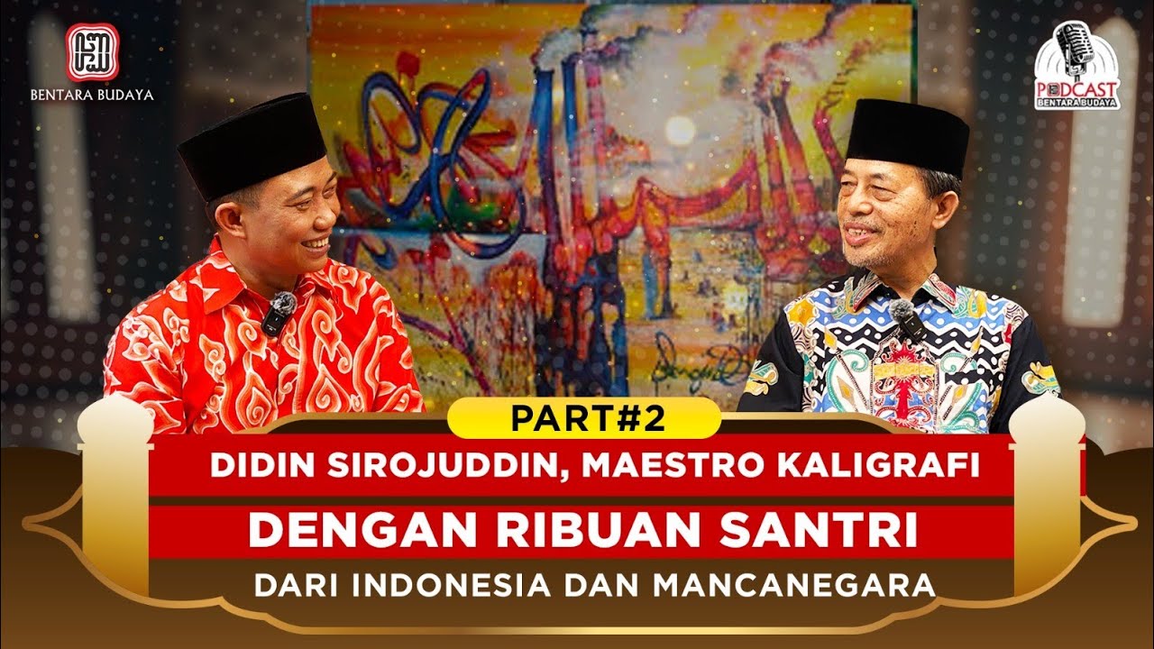 Didin Sirojuddin, Maestro Kaligrafi dengan Ribuan Santri dari Indonesia ...