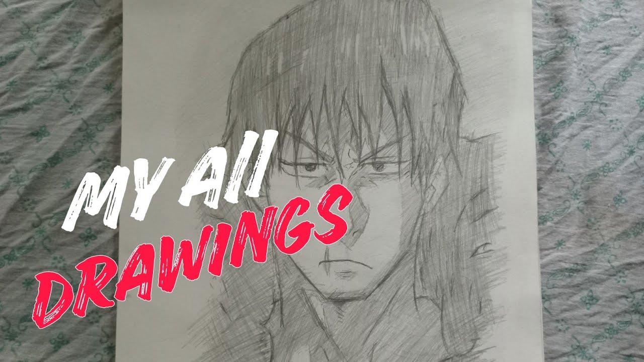 Showing my all anime drawings | drawing | @NinjaArtist_Official - YouTube