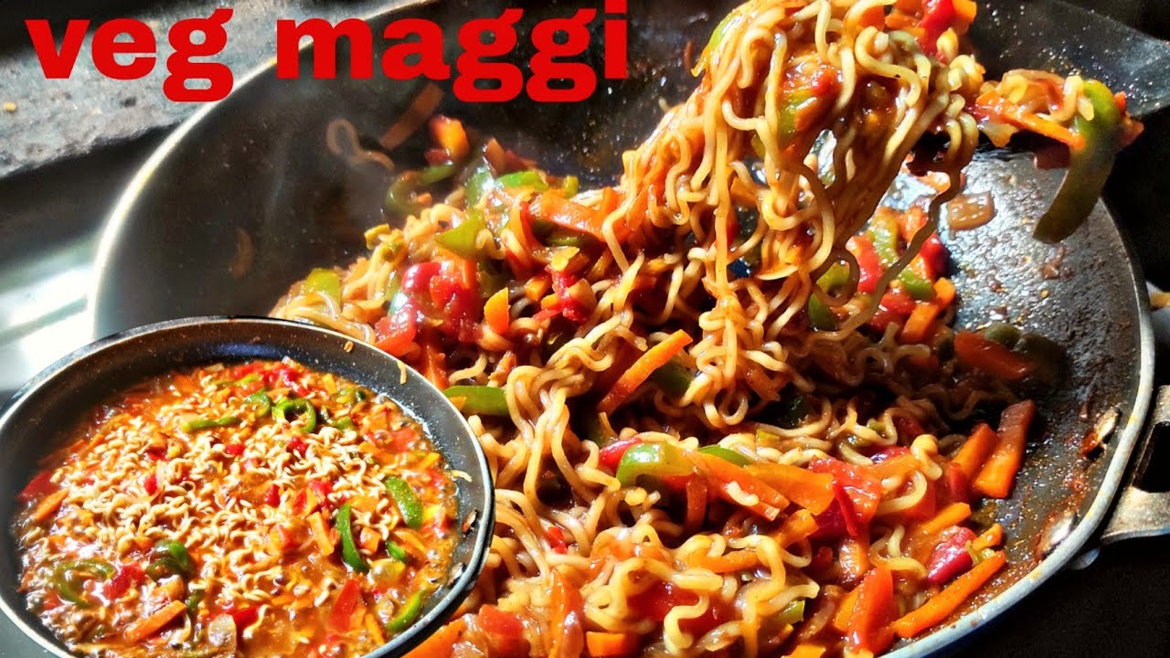 Veg Maggie Recipe 💞 Maggie Noodles Recipe 👌 Tasty Maggi Recipe 👌 ...