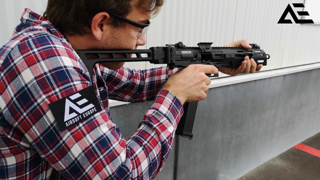 G&G SMC-9 Airsoft gun in action - YouTube