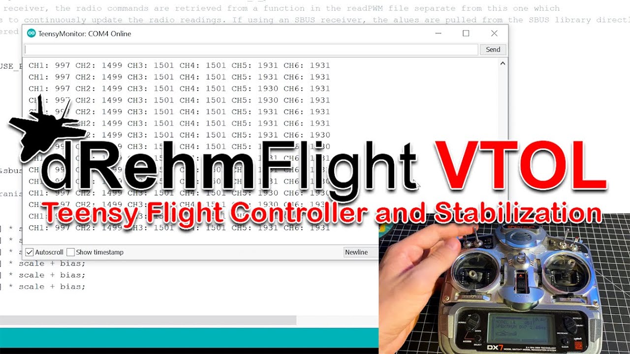 Setting Up Your Radio Connection - dRehmFlight VTOL - YouTube