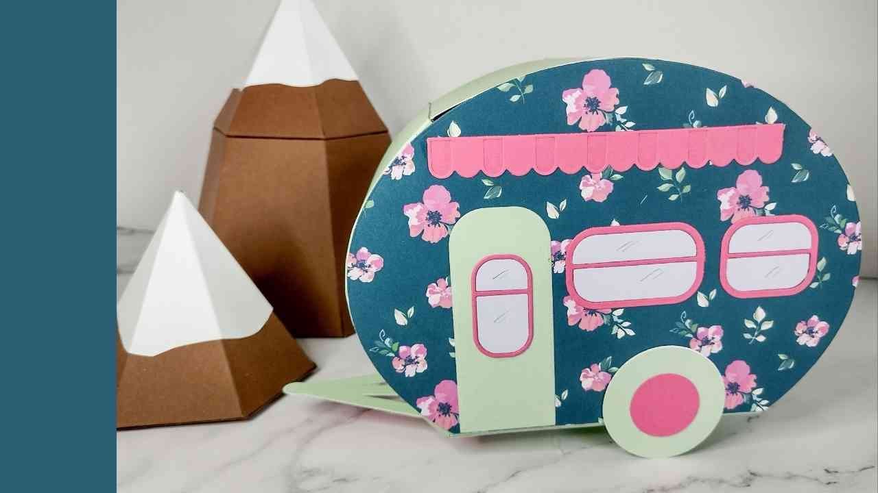 Tutorial | How To Make a Cute Caravan Gift Box - YouTube