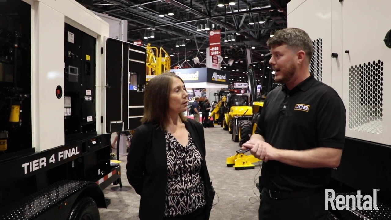 JCB Launches Five Tier-4 Final Towable Generators - YouTube