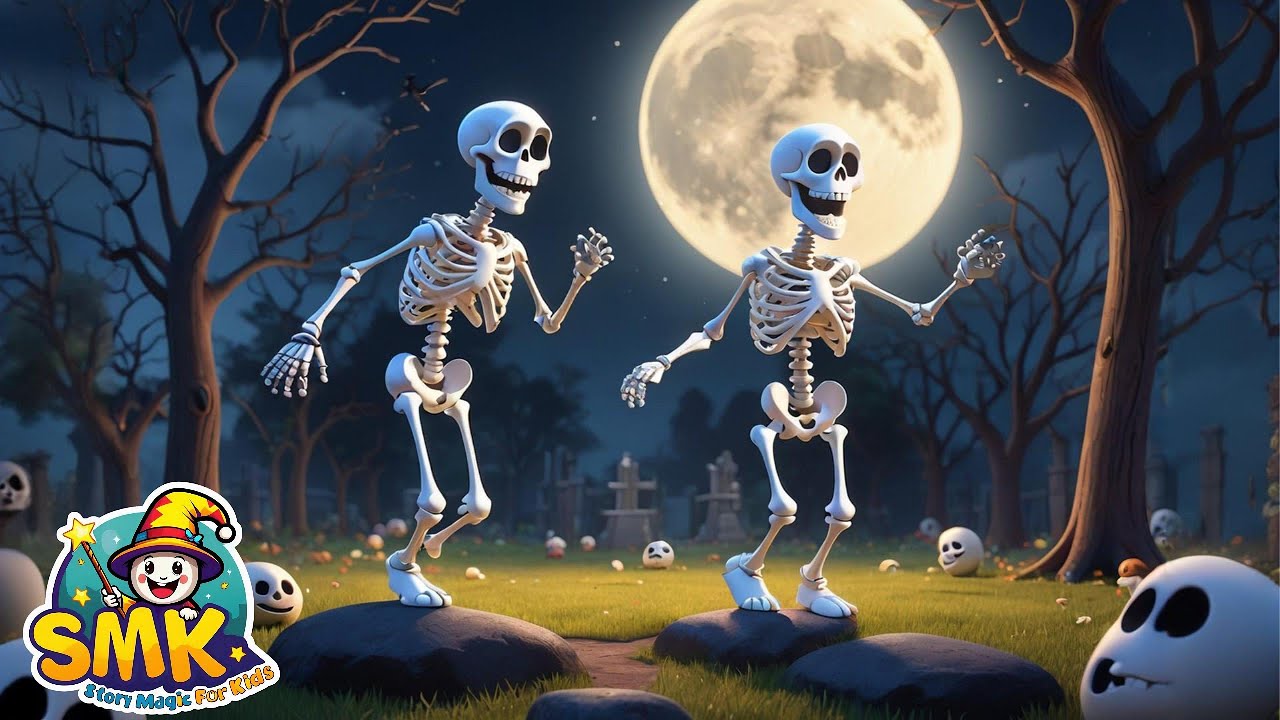 Skeleton Song | Skeleton Dance & Fun Song | Nursery Rhymes & Kids Songs ...