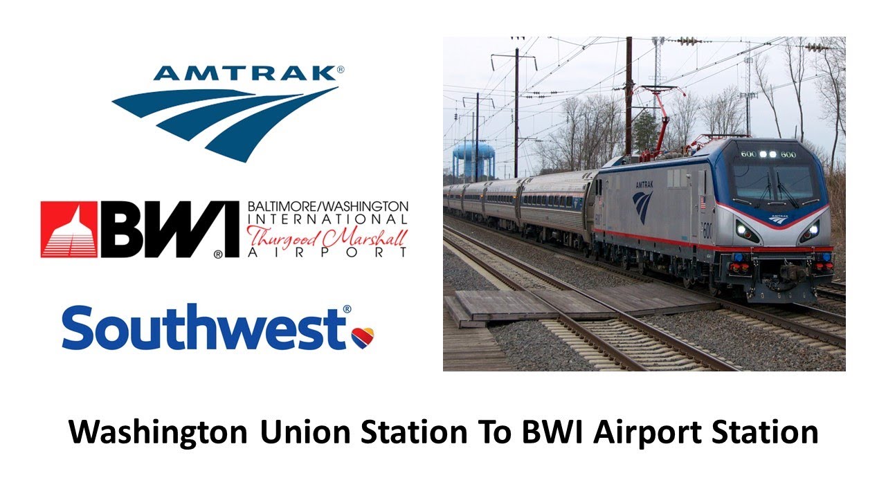 An Early October Morning Amtrak Train Ride To BWI Airport - YouTube