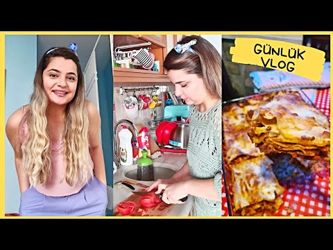 Günlük Vlog | Denemeli Alışveriş, Lazanya Tarifi, Bolca Sohbet