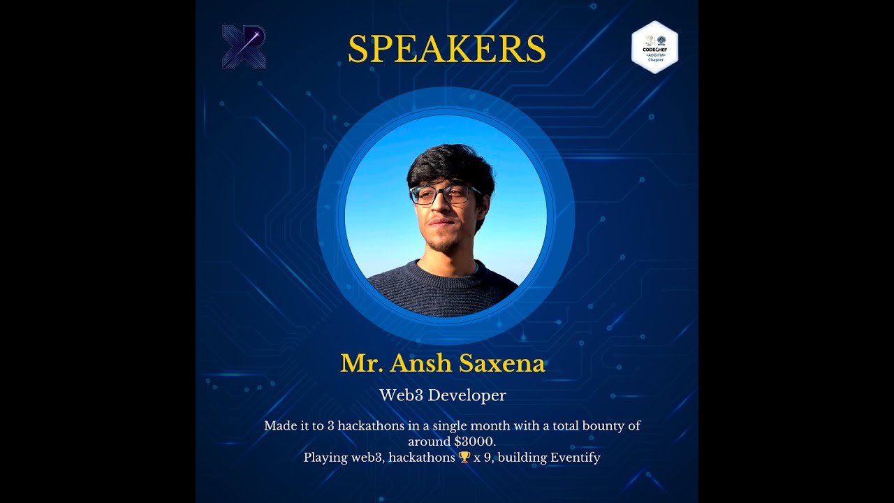 Dive into blockchain with Ansh Saxena | Live The Code 2.0 | CodeChef ADGITM - YouTube