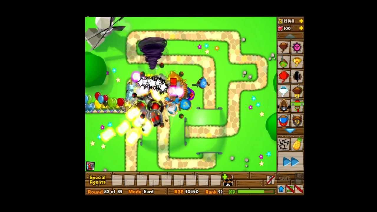 How To: Bloons TD 5 Hard mode (Monkey Lane) - YouTube