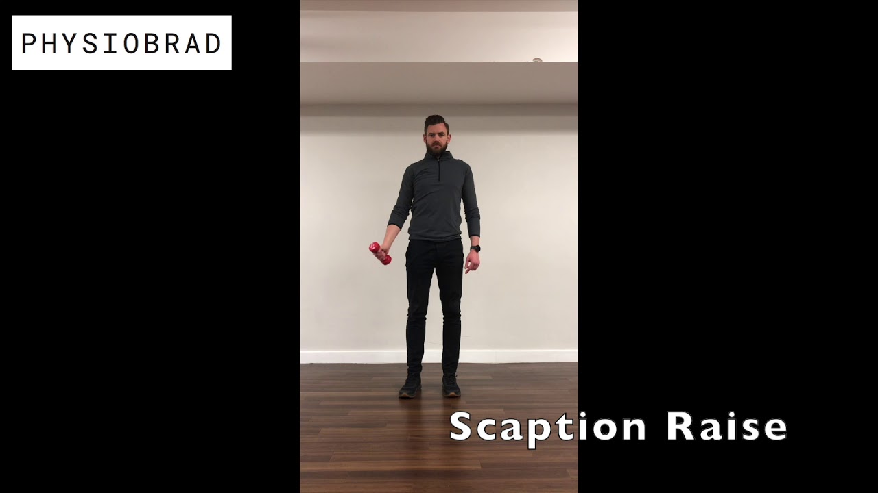 Scaption Raise With Weights - YouTube