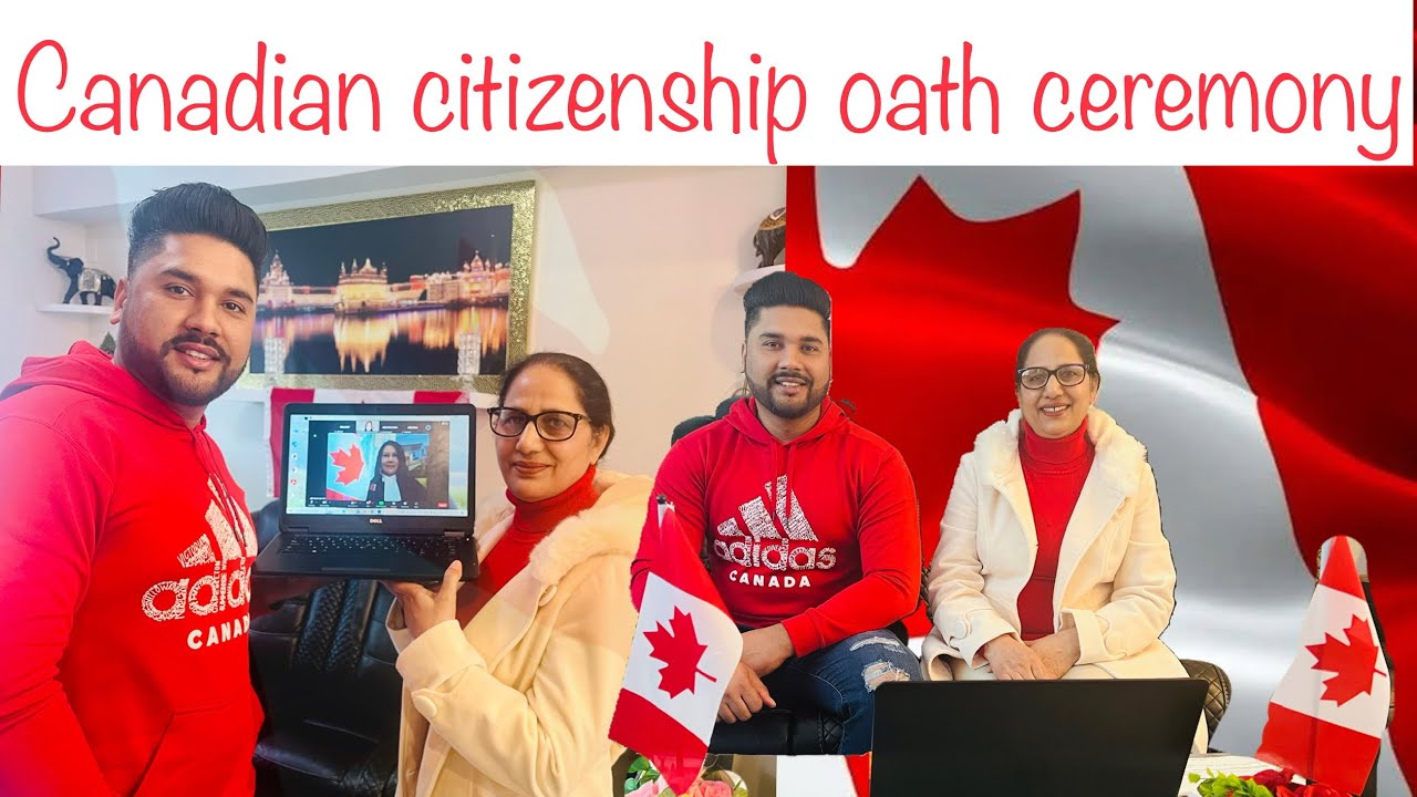 Canadian Citizenship Virtual Oath Taking Ceremony #canadacitizenship # ...