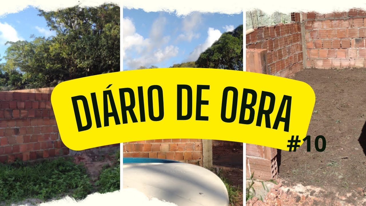 Diário de Obra #10 | EVOLUÇÃO DA OBRA. | 90% da alvenaria dos quartos # ...