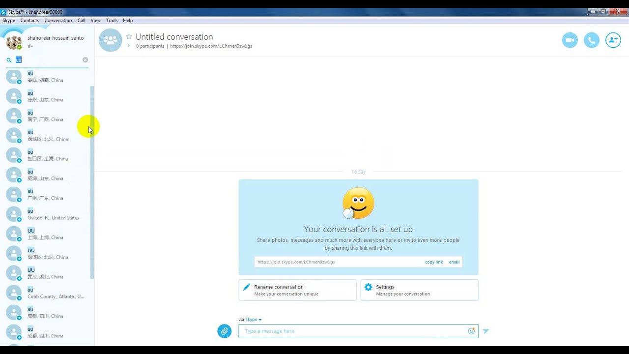 how join a skype friend - YouTube